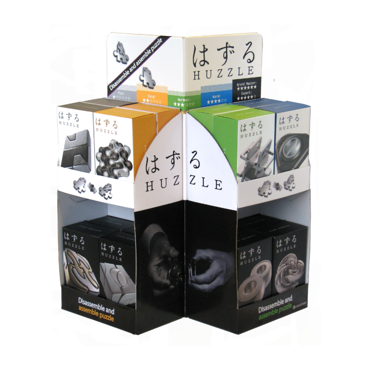 Huzzle Display – Hanayama Toys | Just For Fun